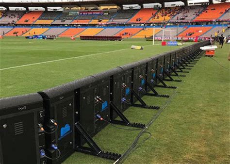 Outdoor Led Football Pitch Advertising Boards Excellent Color Consistency