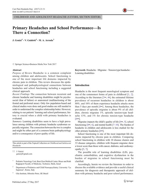 Pdf Comorbidity With Learning Disabilities