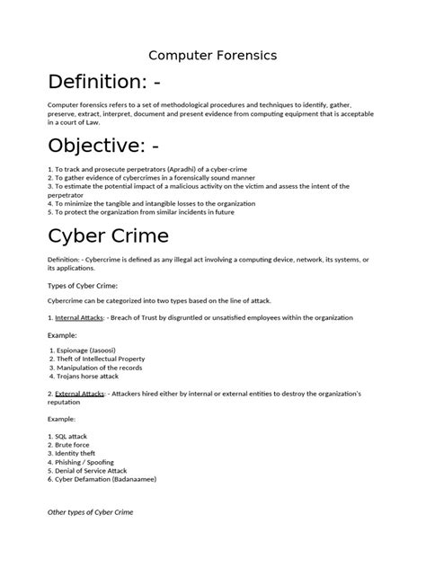 Computer Forensics Pdf