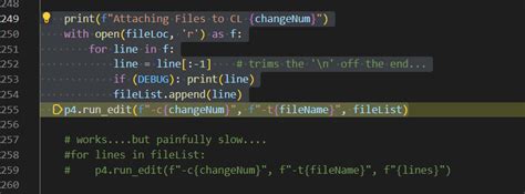 Python P4python How Do I Mark A List Of Files For Addedit Stack