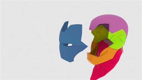 Wearable Helmet 3d Print File Etsy