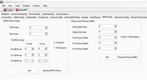 Iwr6843isk Ods Chirp Based Phase Shifter In Tdm Mode Sensors Forum Sensors Ti E2e Support