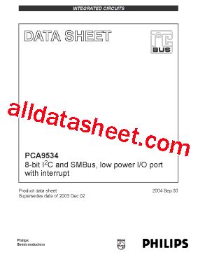 PCA PW Datasheet PDF NXP Semiconductors