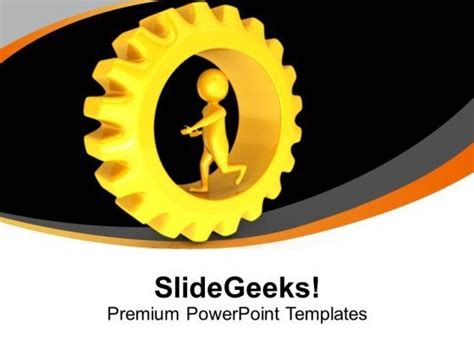 Make A Unidirectional Path Powerpoint Templates Ppt Backgrounds For