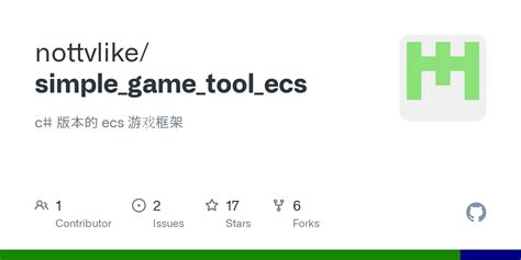 Github Nottvlikesimplegametoolecs C 版本的 Ecs 游戏框架