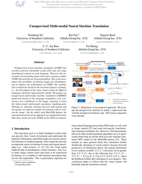 Pdf Unsupervised Multi Modal Neural Machine Translation