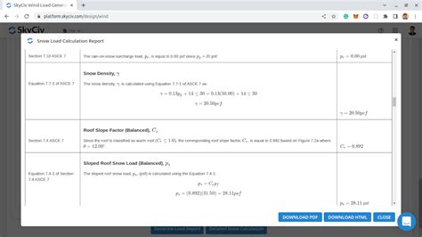 ASCE 7 Snow Load Calculation SkyCiv Engineering