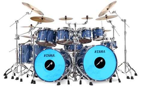 Tama Lars Ulrich Signature Drum Set Lightnyl By Jackadamen On Deviantart
