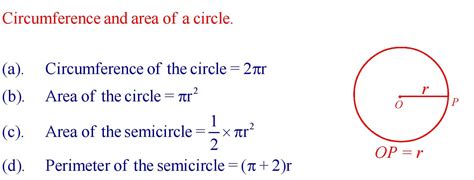 Area Of Circle Sector And Segment Formula In Maths