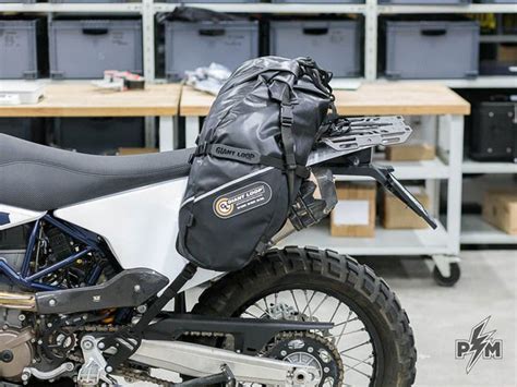 Giant Loop Great Basin Saddlebags On Husqvarna 701 Perunmoto