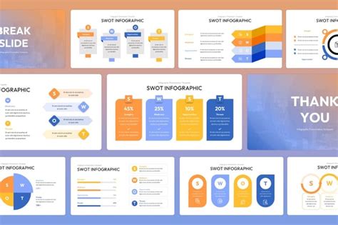 Swot Infographic Keynote Template Incl Swot And Analysis Envato