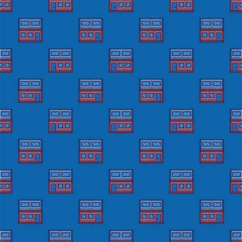 Premium Vector Containers House Vector Concept Colored Seamless Pattern