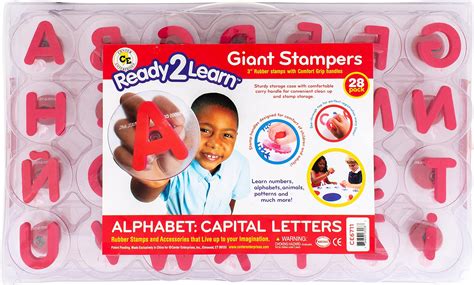 Ready 2 Learn Giant Stampers Wild Animals Set Of 6