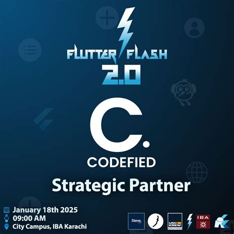 Flutterflash2 Flutterkarachi Codefied Techcommunity Innovation Codefied
