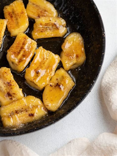 10 Minute Caramelized Bananas Easy Recipe