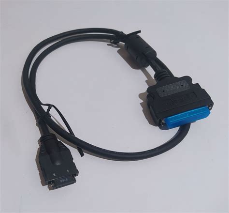 Used Adaptec SlimSCSI Cable For PCMCIA PC Card SCSI Adapter APA 1460 APA 1480 HD50 UBB Threads