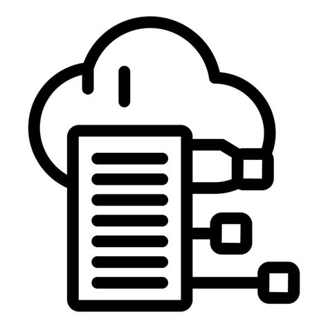 Cloud Computing Connecting Devices With Secure Data Storage Icon 49527169 Vector Art At Vecteezy