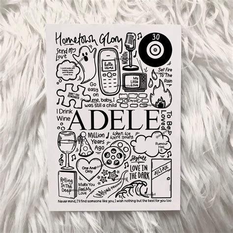 Adele Print Destinymaydesign