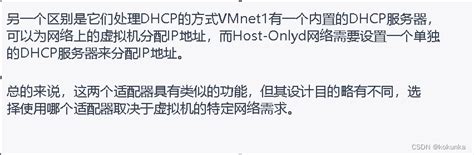 Vmware Network Adapter Vmnet1和 Virtualbox Host Only Network的区别是什么