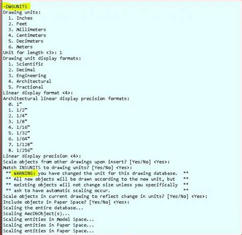 Routine To Determine Drawings Units Autolisp Visual Lisp And Dcl