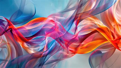 Dynamic Abstract Waves Of Light And Color In Motion Creating A Mesmerizing Visual Experience