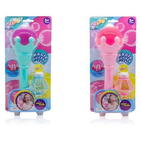 Bubblys Light And Sound Bubble Wand Assorted Big W