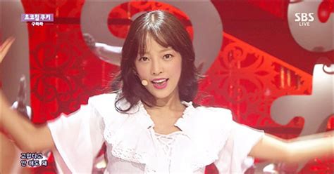 [영상]인기가요 구하라 인형같은 외모 섹시 퍼포먼스 완벽