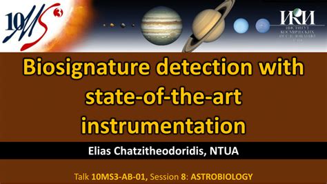 Pdf Biosignature Detection With State Of The Art Instrumentation