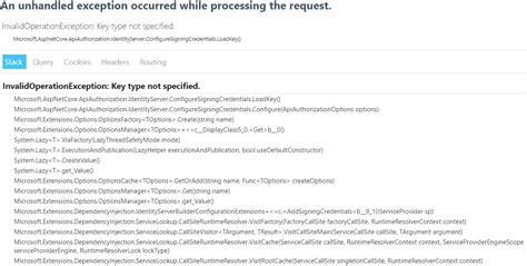 Blazor Server Side Bug Im Getting Key Type No Specified Error · Issue