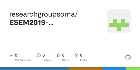 GitHub Researchgroupsoma ESEM FrameworkCodeSamples