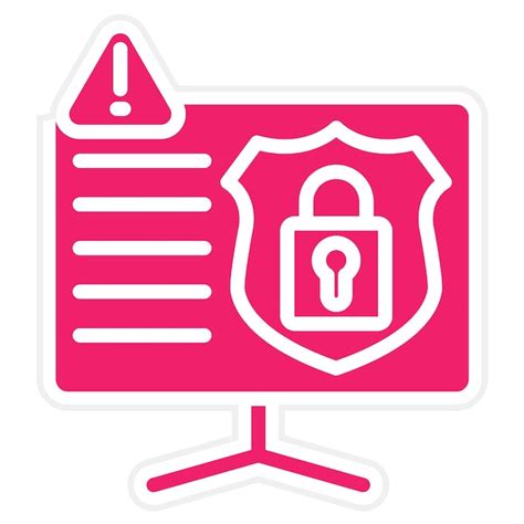 Premium Vector Vector Design Breach Security Alert Icon Style