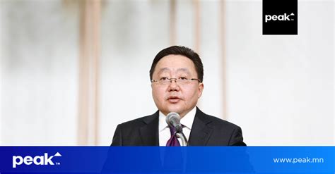 Монгол Улсын 4 дэх Ерөнхийлөгч Ц Элбэгдоржийн өвөрмөц мэндчилгээ Peak News