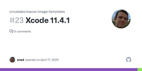 Xcode 11 4 1 Issue 23 Cirruslabs Macos Image Templates GitHub