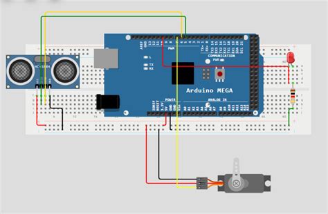 Proyek Iot Kotak Sampah Dengan Arduino Mega Sensor Ultrasonik Servo