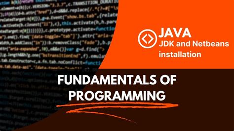 محاضرة تثبيت Jdk و Netbeans Youtube
