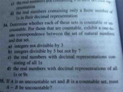 Solved The Real Numbers Not Representation The Real Chegg