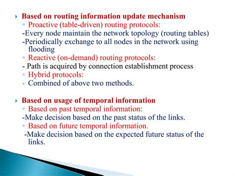Classification Of Routing Protocols PPTX