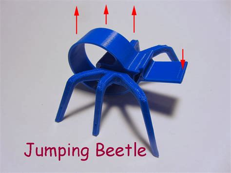 Jumping Beetle Improved Remixed By Lobocnc Makerworld