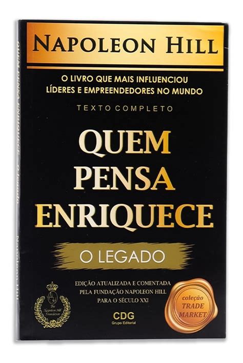 Quem Pensa Enriquece Napoleon Hill Livro Físico Mercado Livre