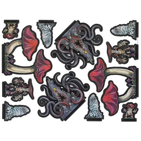 Gtg 2d Minis Underdark Set Accessories Miniature Market