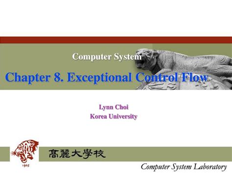 Ppt Computer System Chapter 8 Exceptional Control Flow Powerpoint Presentation Id4789668