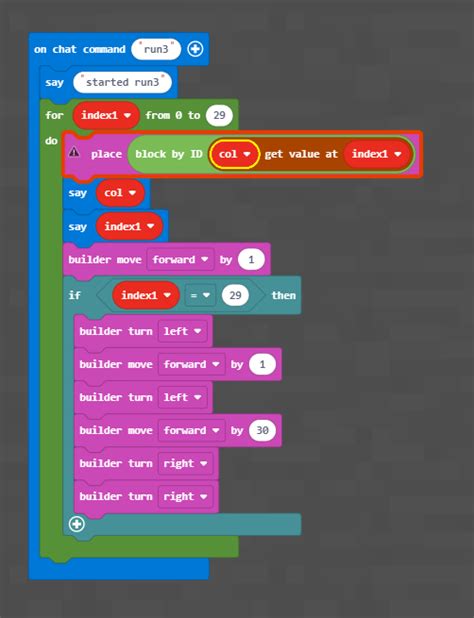 Placing Blocks By Id Using More Than One Array Minecraft Education