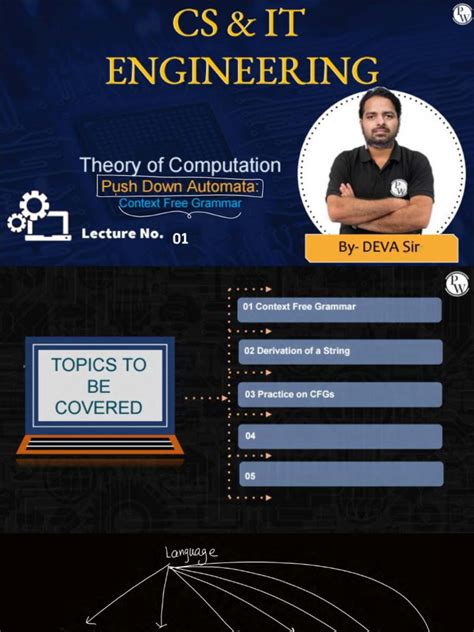 Push Down Automata 01 Class Notes Pdf