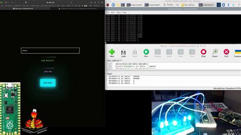 Controlling Raspberry Pi Pico Leds Via Apache Server Youtube