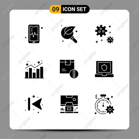 Stock Symbol Vector Hd Images Stock Vector Icon Pack Of 9 Line Signs