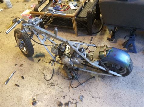 110cc Mini Chopper Restoration Rat Rod Project Pocketbike Forum