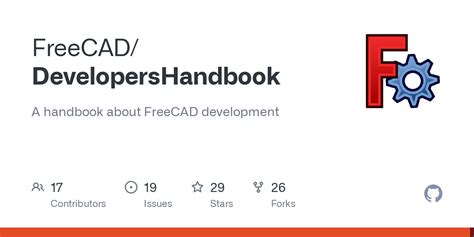 github freecad developershandbook a handbook about freecad development