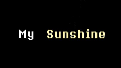 My Sunshine Undertale Gcmv Youtube