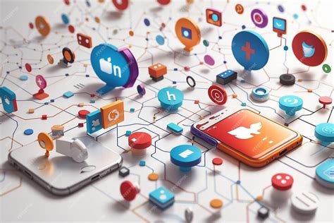 Premium Photo Animation Of Multiple Mobile Application Icons