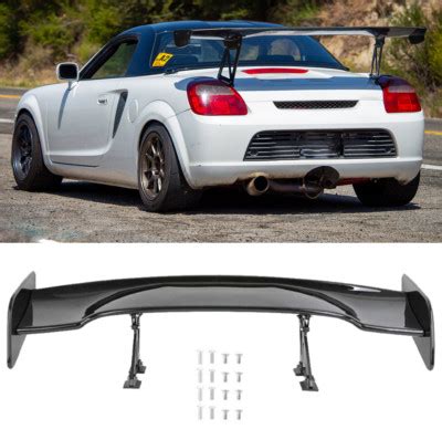 Gloss Black 46 Rear Trunk Spoiler Wing Racing Gt Style For Toyota Mr2